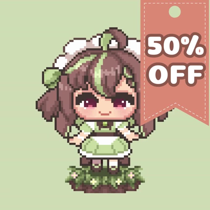 Make chibi pixel art animation for stream by Mettccha | Fiverr