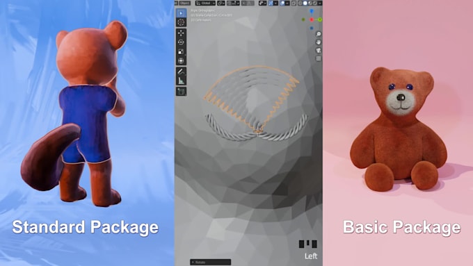 Create a cute furry stylized 3d character by Estevaoalves | Fiverr