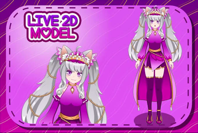 Draw avatar vtuber model and rig for live2d streamer by Nft_legend | Fiverr