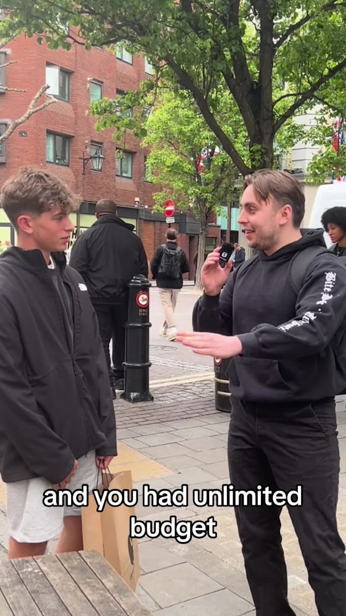 Create ugc street interview ads male or female host for your brand or ...