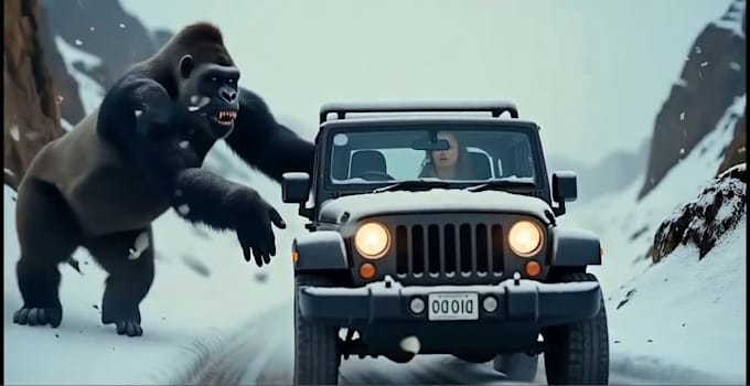 Create and integrate 3d cgi animal vfx animal animation in to movie by ...