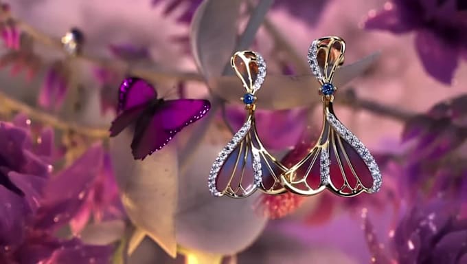 Render photorealistic 3d jewelry design, cgi jewelry animation, 3d ...