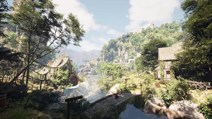 Do 3d game environment landscape design in unreal engine unity level design by Kiraljulliet | Fiverr