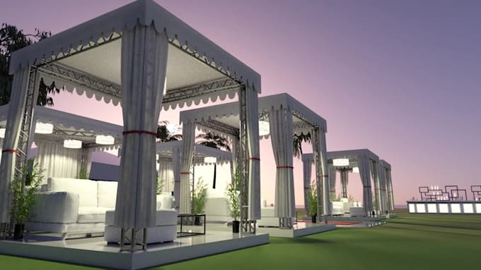 Make 3d event design layout for presentation by Shimantozi | Fiverr