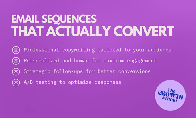 Write high converting cold emails for b2b and lead generation by Thegrowthstudio | Fiverr