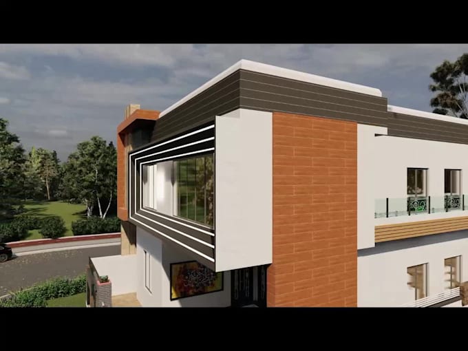 Do realistic architecture interior and exterior 3d rendering walkthrough by Razaconsultant | Fiverr