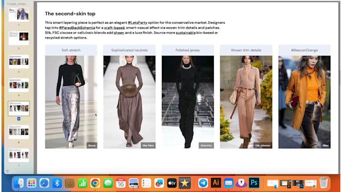 Fashion trend forecasting and analysis by Juststefania | Fiverr