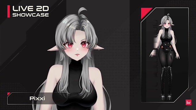 Draw and rig 2d vtuber model, live2d model, vtuber rigging, live2d ...