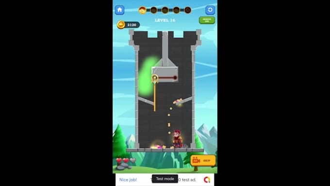 Develop hero rescue adventure puzzle game by Esolutionncom | Fiverr