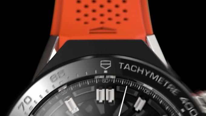 Create quality 3d wrist watch animation with 3d photorealistic watch ...