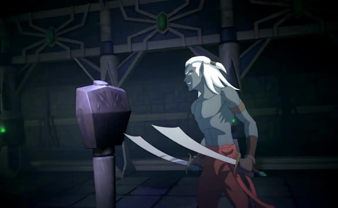 Make 2d animation, 2d fighting scene, character design, 2d video ...