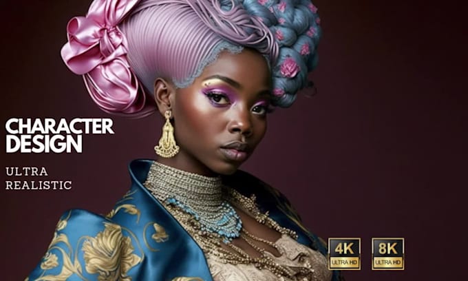 Create every character or illustration for you incl pdf guidance by ...