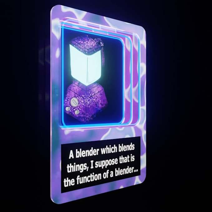 Convert your art to a 3d rotating nft card by Raohamza845 | Fiverr