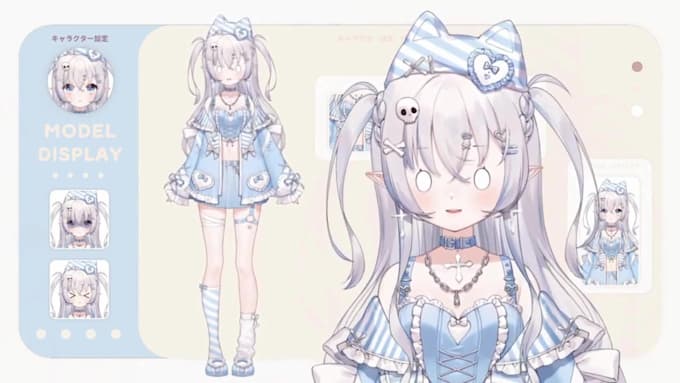 Make you a professional live 2d vtuber model by Animeartx | Fiverr