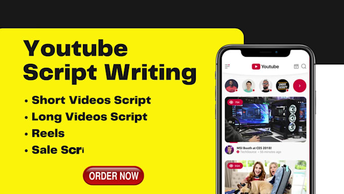 Do script writer, youtube script writer, script writing services by ...