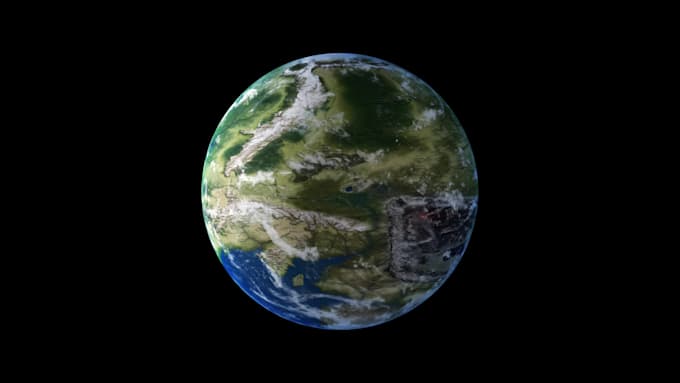 Design an interactive 3d planet for your website by Web3motion | Fiverr