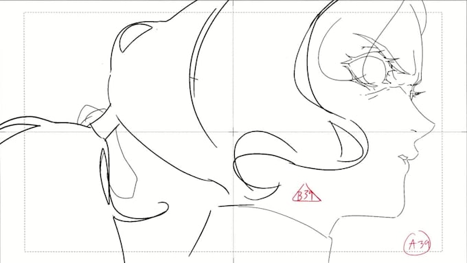 Draw 2d traditional, line art animation, frame by frame, hand drawn ...