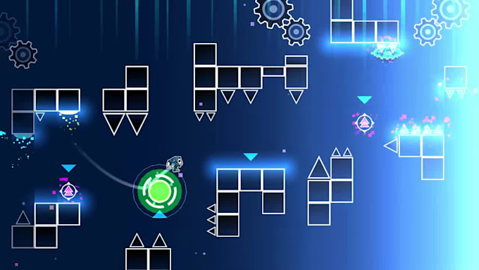 Create a geometry dash layout for you by Donahg | Fiverr