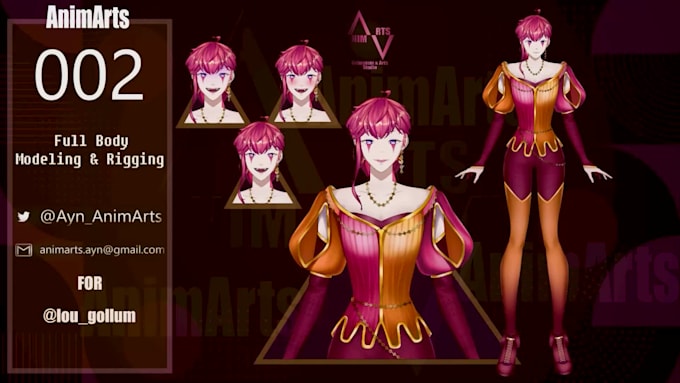 Draw and rig live2d model , 2d vtuber model , live2d art , live2d ... Draw and rig live2d model , 2d vtuber model , live2d art , live2d ...