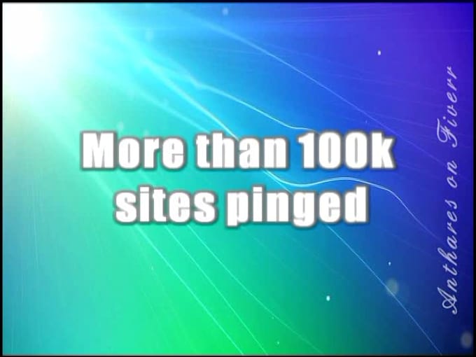 Ping more than 100k sites and create 5k statistics backlinks by ...