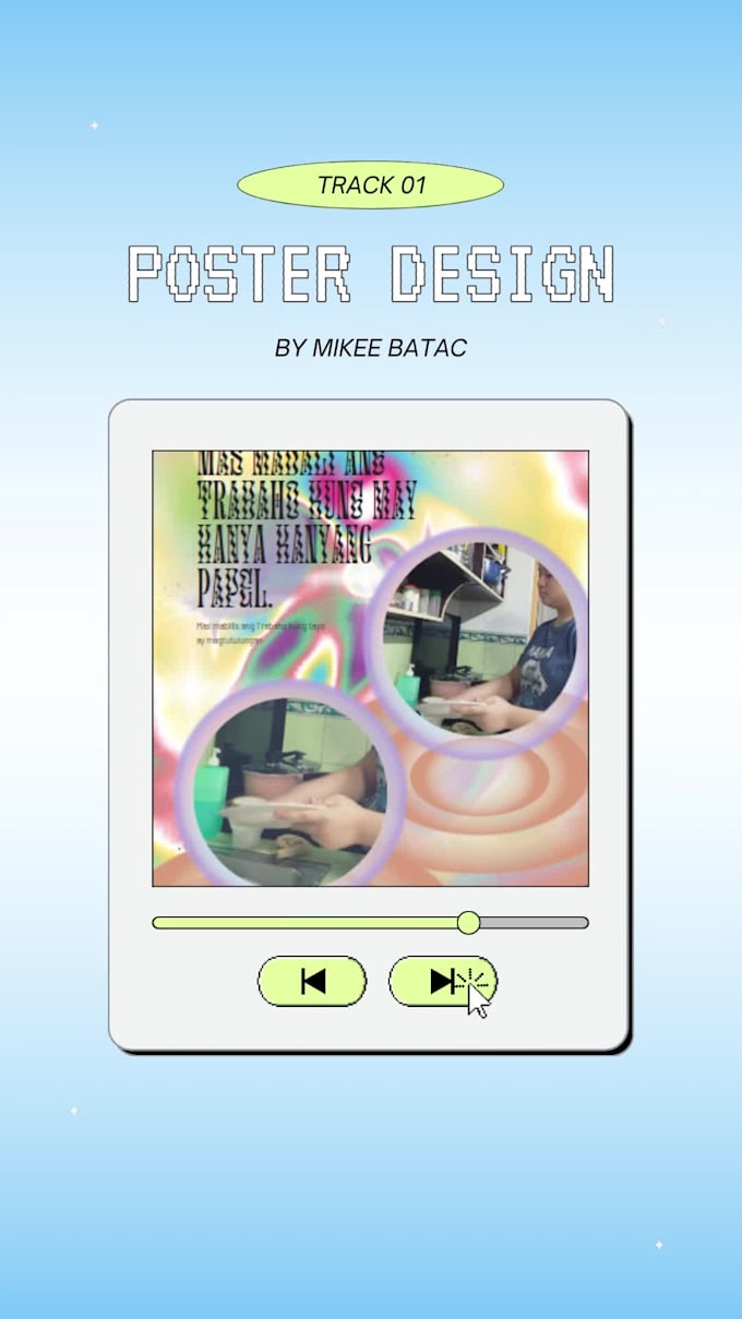 Do y2k poster and presentation design by Angelamb_ | Fiverr