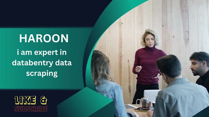 Do data entry excel, word, database editing by Haroonnoon | Fiverr