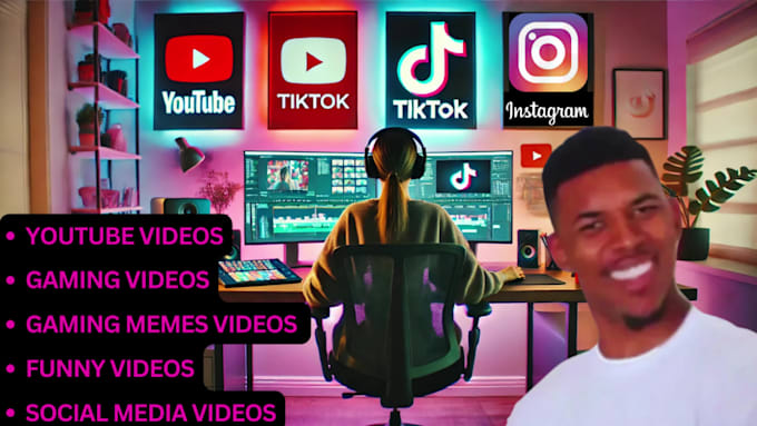 Edit a funny gaming video with memes for youtube and tiktok by Lishan96 ...