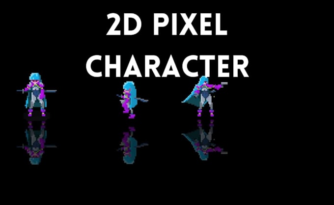Draw 2d retro pixel art character 2d pixel game art, game assets 2d ...