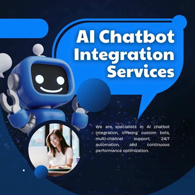 Develop a smart ai chatbot for your business by Iqranaz882 | Fiverr