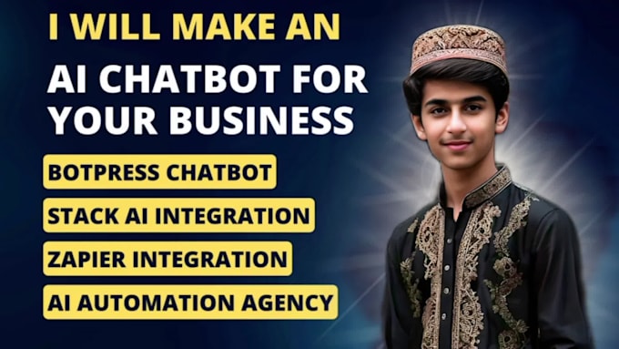 Create custom chatbot for you by Dsa_service | Fiverr
