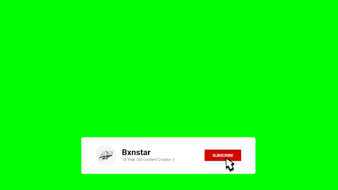 Make you an easy custom youtube subscribe overlay by Bxnstar | Fiverr