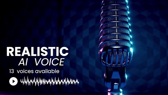 Generate a human like ai voice over text to speech by Azlaan_sadiq | Fiverr
