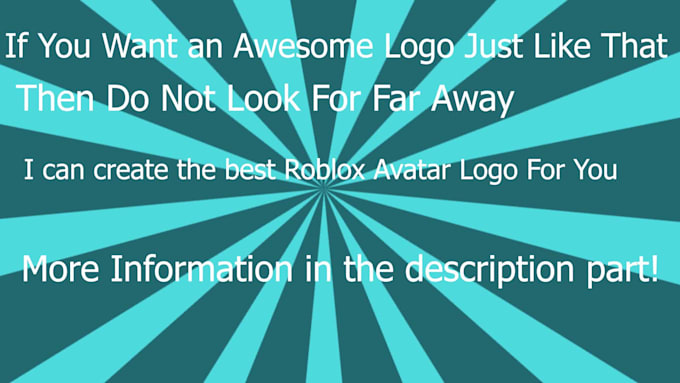 Create an awesome roblox avatar logo by Cinarsahin | Fiverr