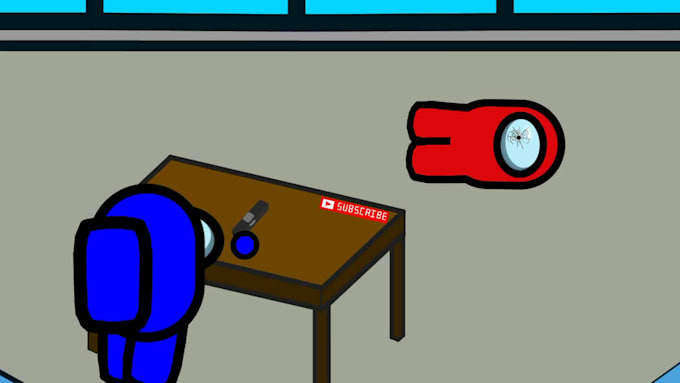 Make custom among us animation scene and draw in your style by ...