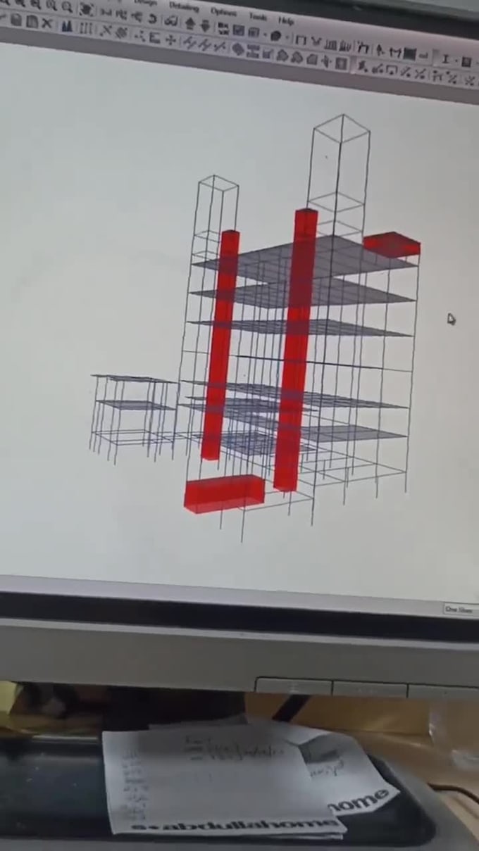Do structure analysis, design and drawing using etabs, safe by ...