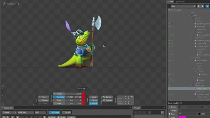 Design and animate your 2d game character in spine by Abiodun50 | Fiverr