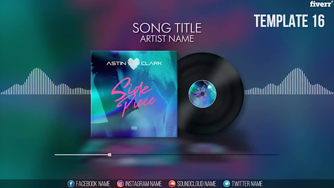 Create music visualizer for your song by Krnwnydtya | Fiverr