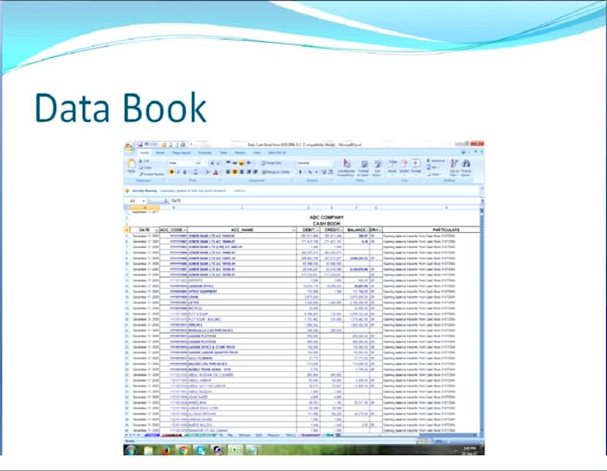 Teach unique technique of accounting program in ms excel just like a ...