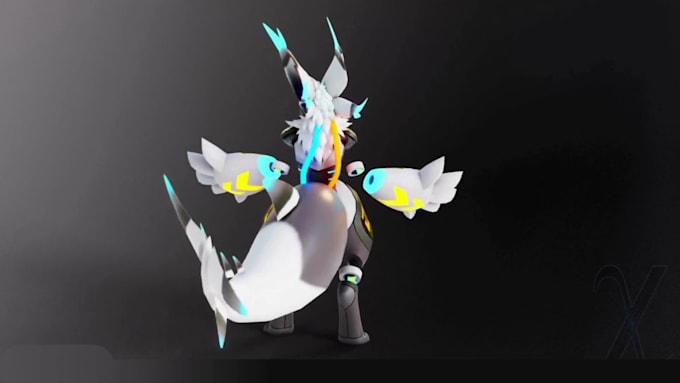 Create vrchat protogen model, vtuber avatar for pc and quest by ...