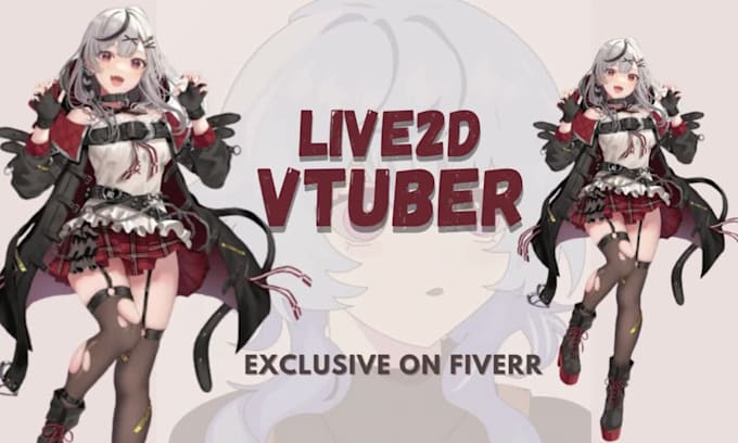 Draw and rig a vtuber model, live2d, character design for your streaming by Harta_studio | Fiverr