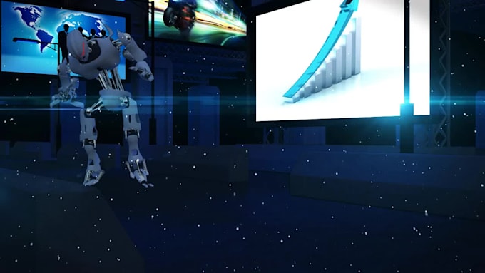 Make you this creative 3d robot dance intro video by Vfxbuddy | Fiverr