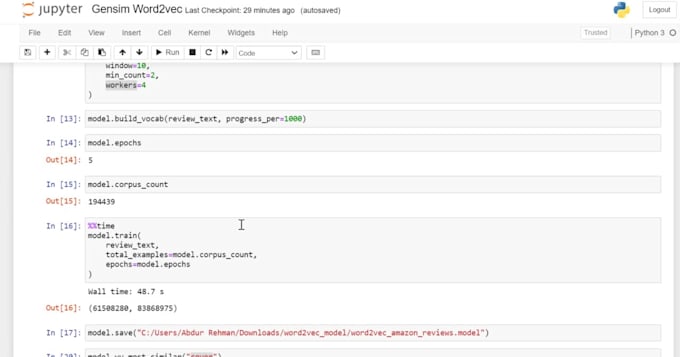 Text cleaning, analysis and nlp model with python, sklearn, pytorch by ...