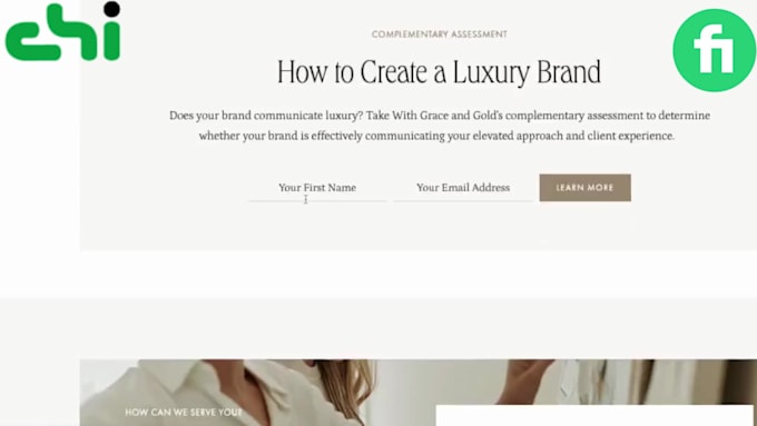 Custom showit luxury website design and showit development by Techavens ...