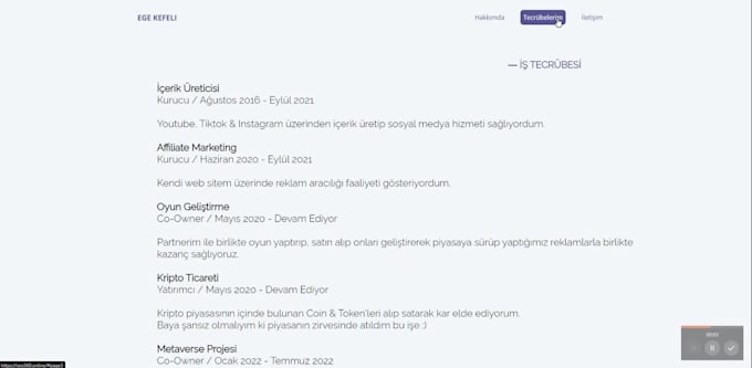 Make you frontend website html5 css by Egemm9 | Fiverr