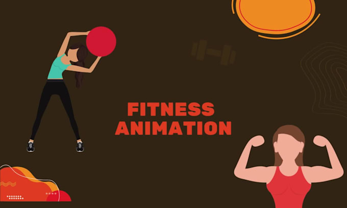 Do fitness, workout exercise animation videos by Fivmon | Fiverr