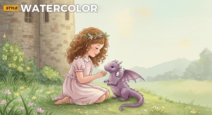 Design any style childrens storybook illustrations and cover by ...