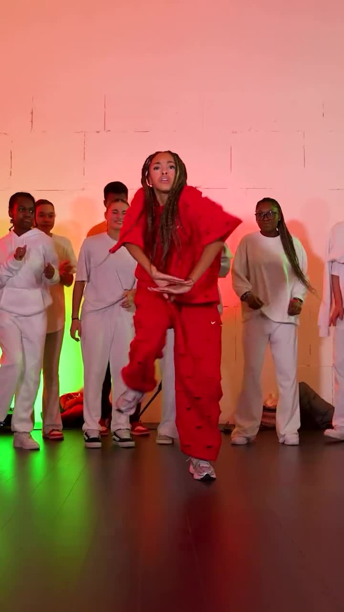 Create a dance video afro dance shuffle group dance video on your track ...