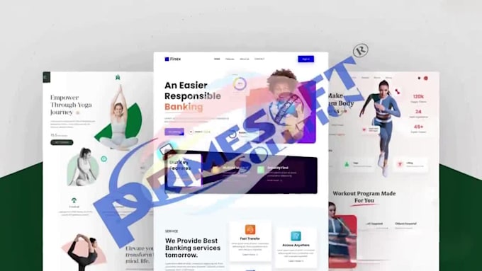 Design figma xd vscode html javascript website also web ui by Ps_primesoft | Fiverr