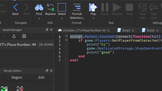 Script your roblox game by Christheplayda | Fiverr