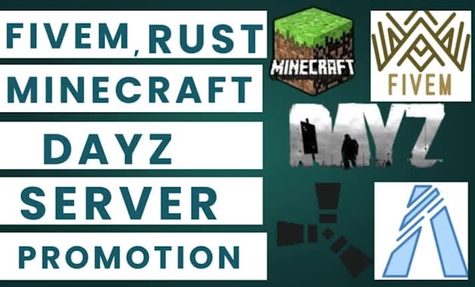 Promote minecraft fivem server, dayz, rust, discord mass dm by Bankw536 ...